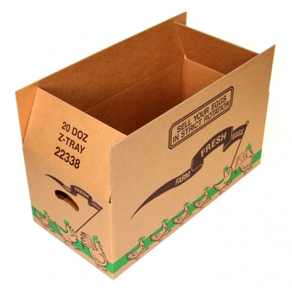 20 DOZ BROWN Z TRAY CASES